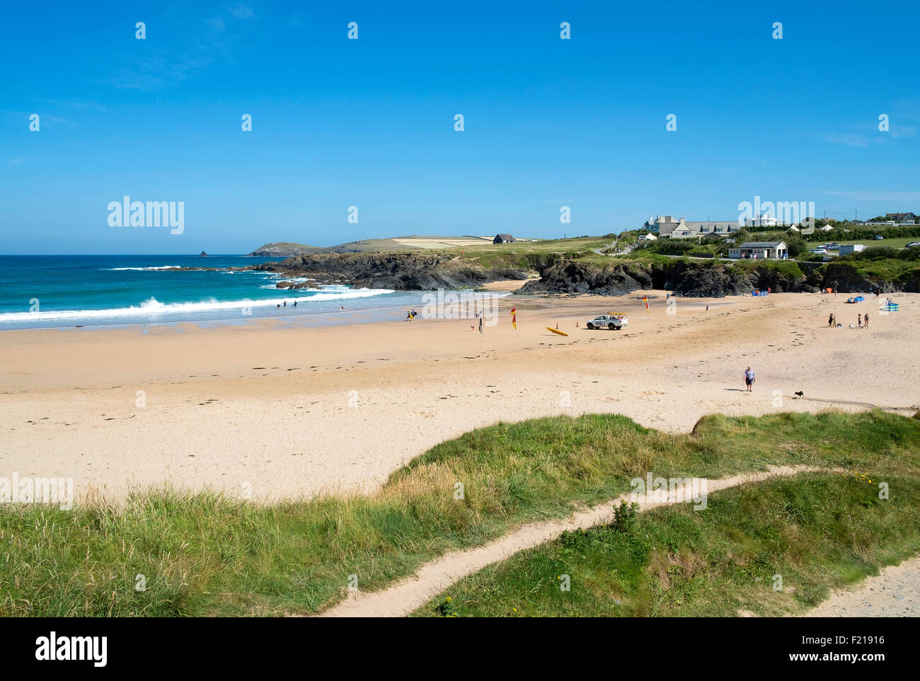 Treyarnon bay in cornwall hi-res stock photography and images - Alamy