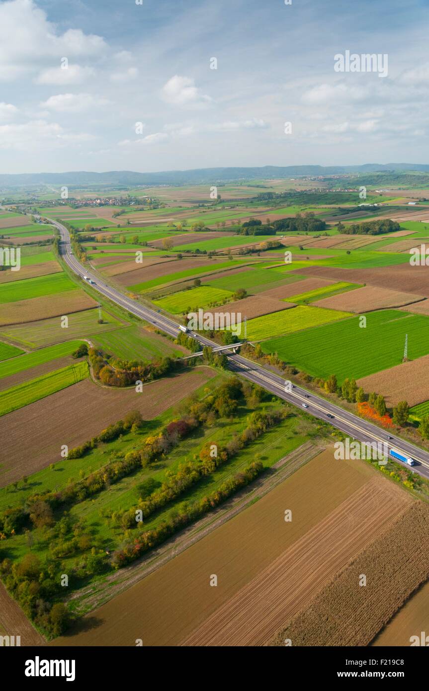 Aerial france a4 motorway hi-res stock photography and images - Alamy
