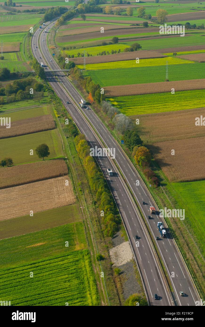 Aerial france a4 motorway hi-res stock photography and images - Alamy