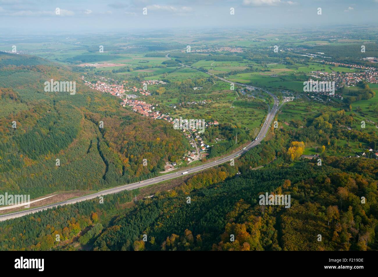 France, Bas Rhin (67), Saverne pass (aerial view Stock Photo - Alamy