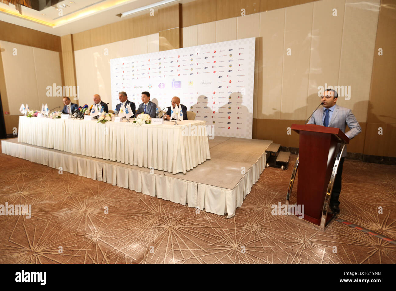 Azerbaijan. 09th Sep, 2015. Vice-president of Azerbaijan Chess ...