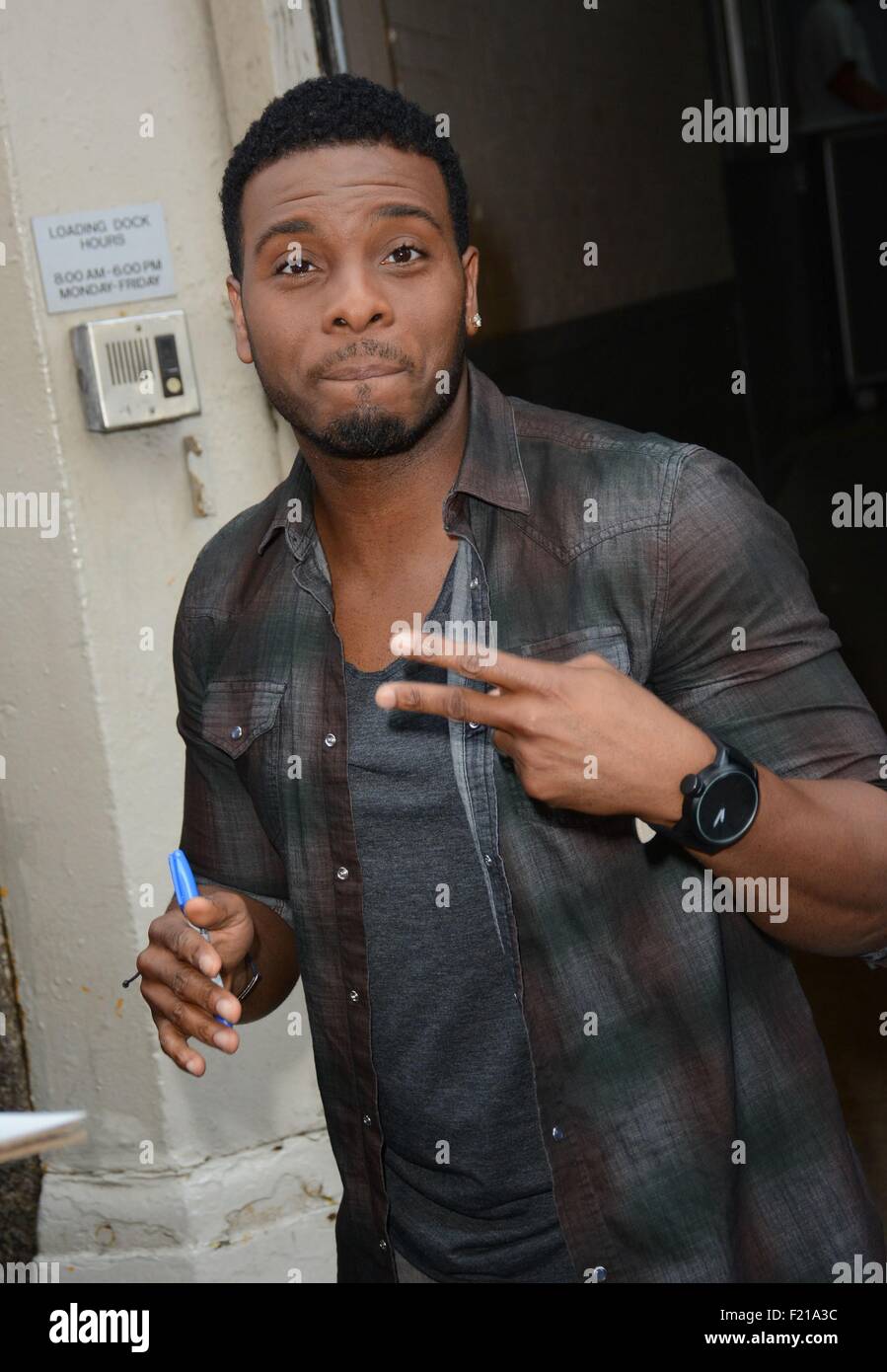 New York, NY, USA. 9th Sep, 2015. Kel Mitchell out and about for ...