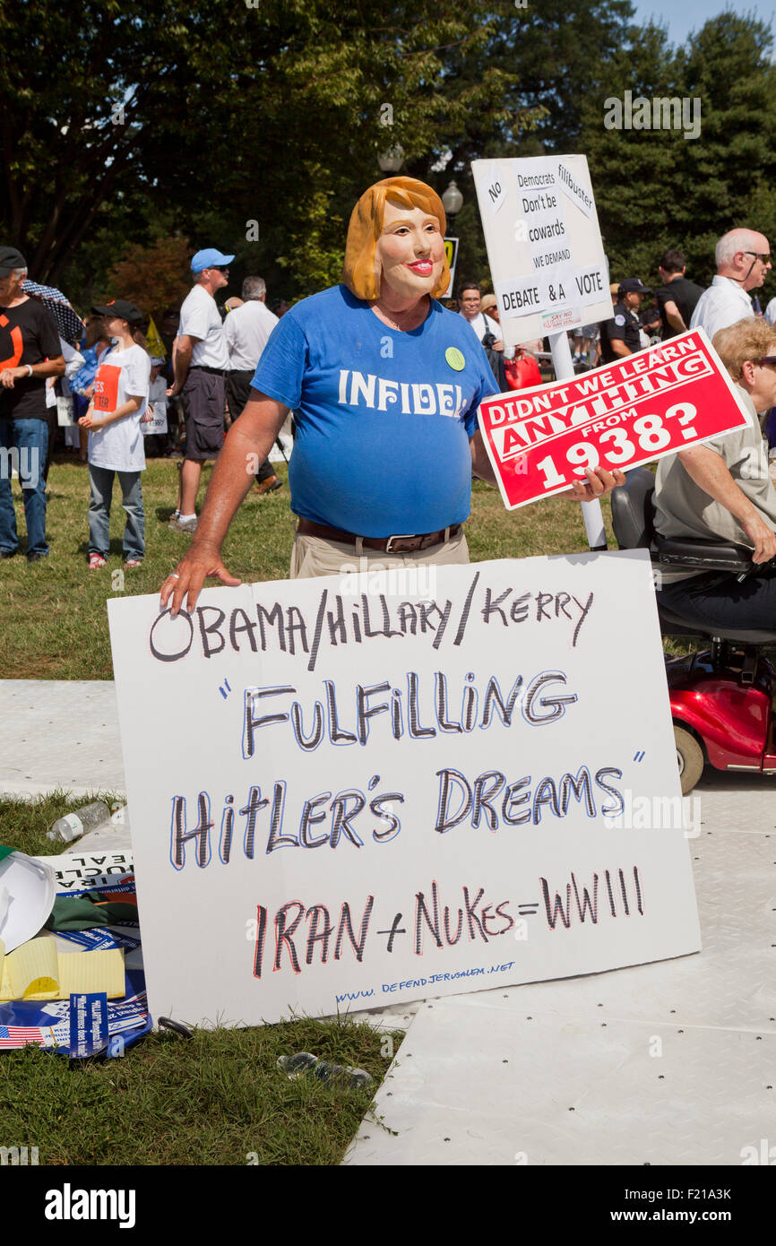 Washington DC, USA. 9th September, 2015. Tea Party members in the ...