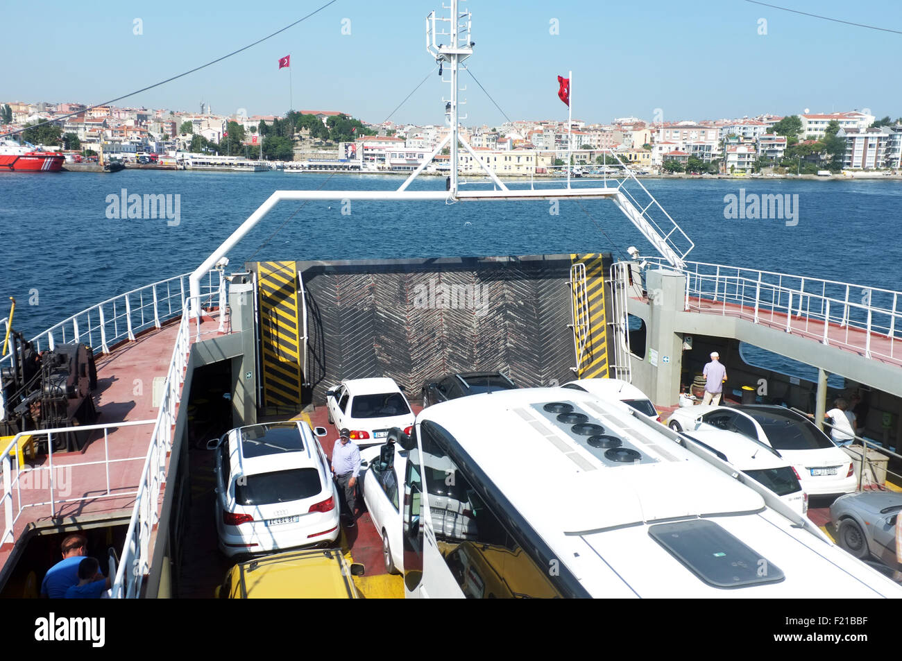 Car ferry leaving terminal hi-res stock photography and images - Alamy