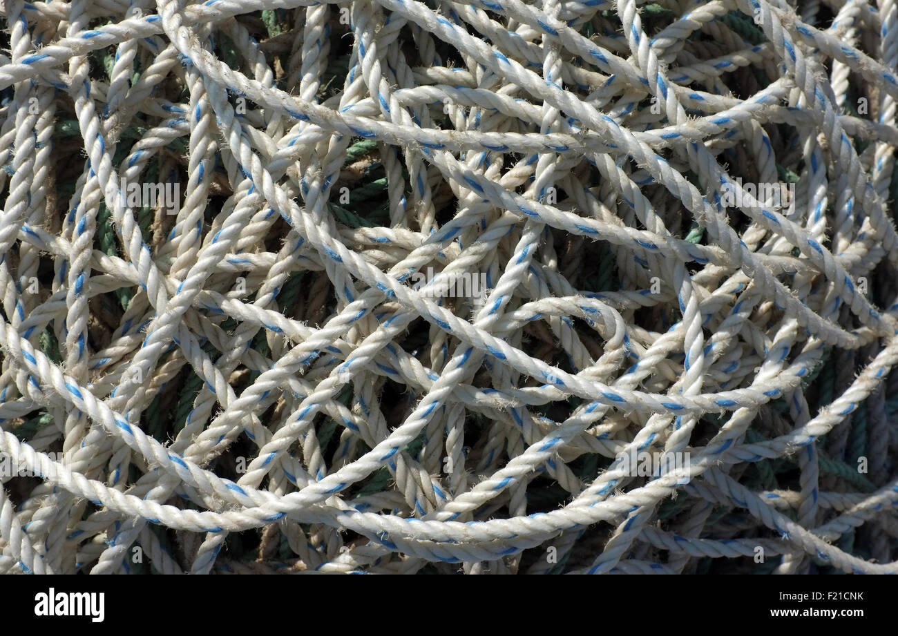 White ropes hi-res stock photography and images - Alamy