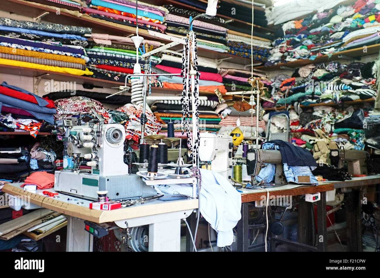 Traditional tailor workshop Stock Photo - Alamy