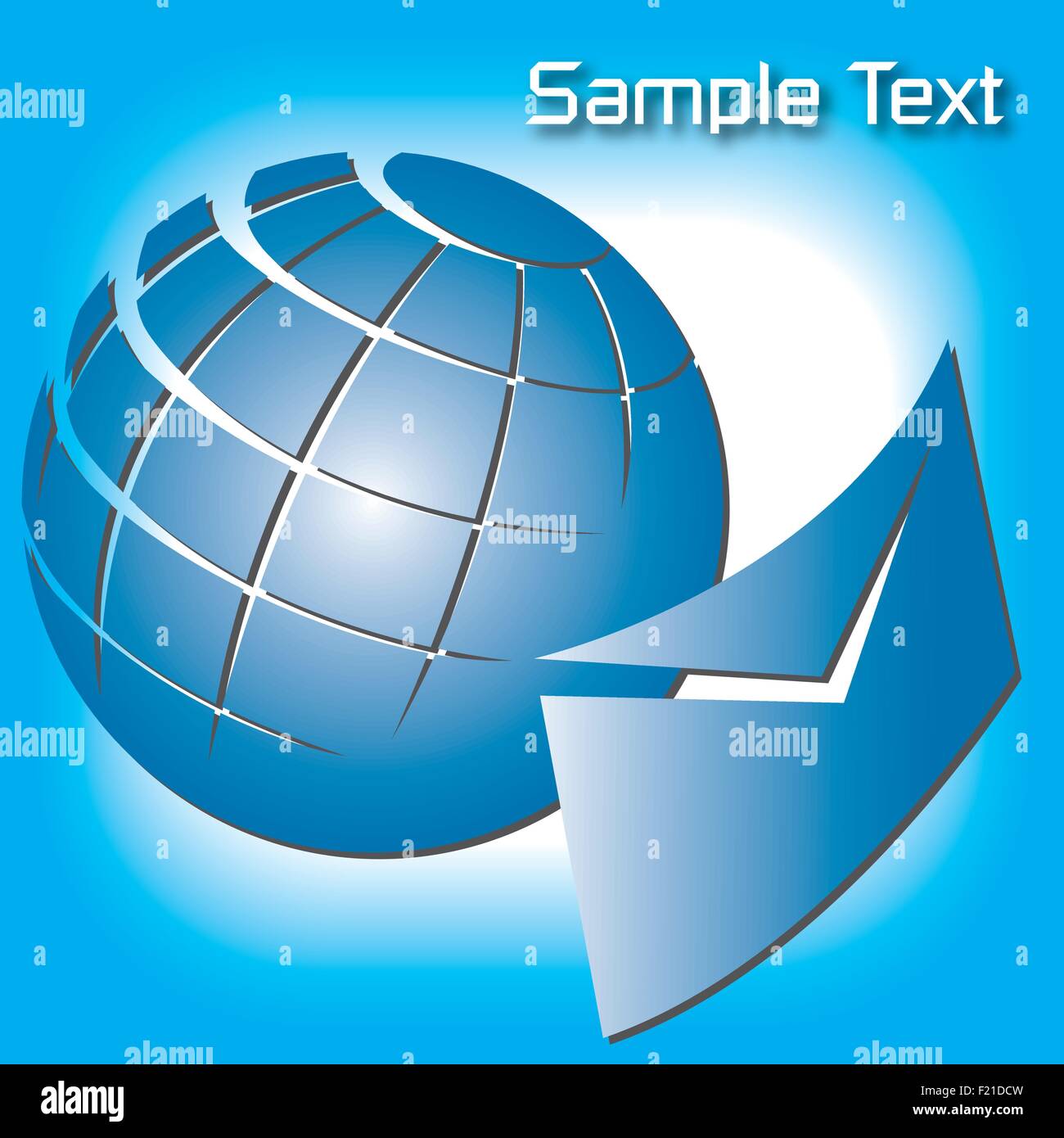A depiction of how email encircles the earth Stock Vector Image & Art ...