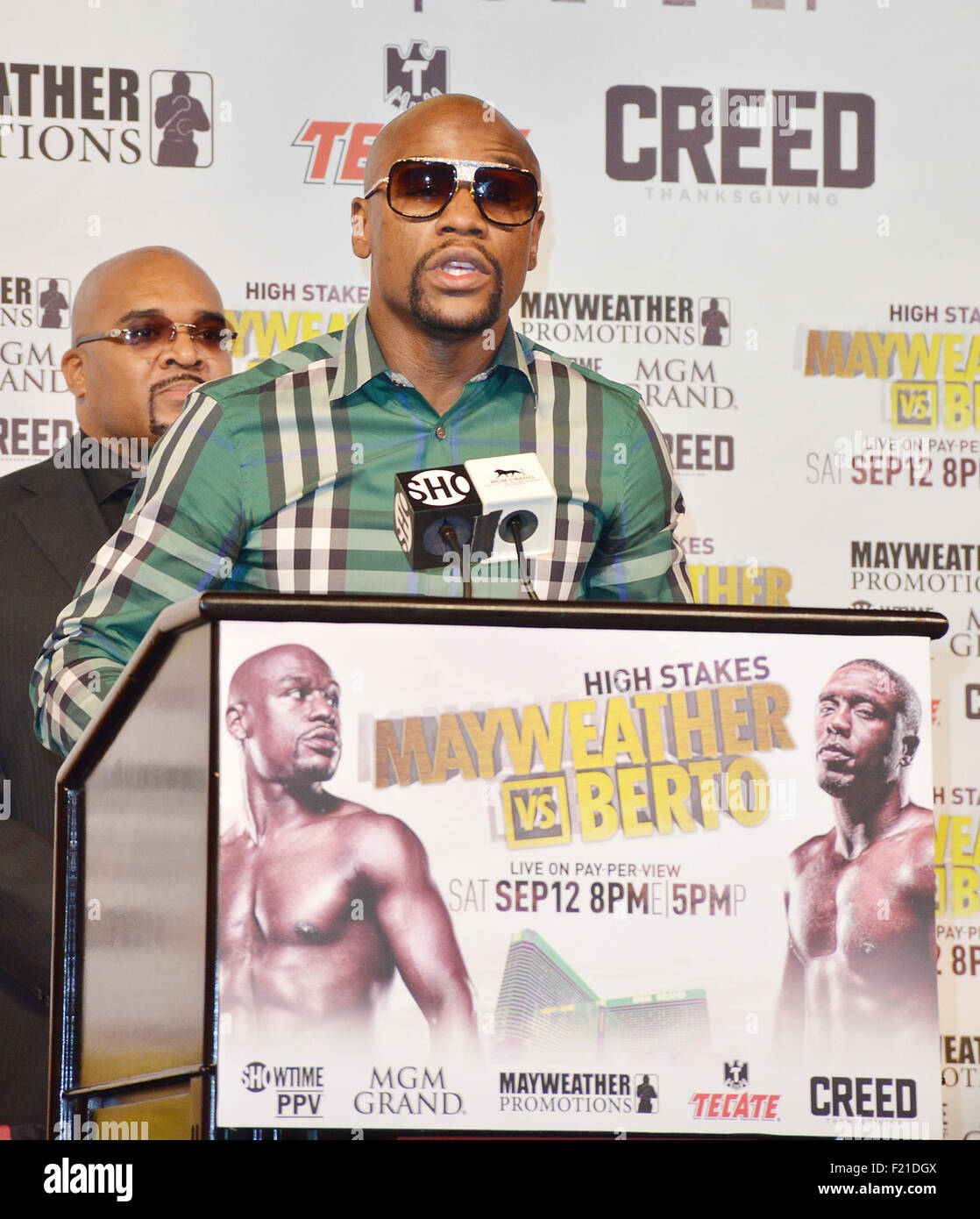 Las Vegas, Nevada, USA. 9th Sep, 2015. Boxer Floyd Mayweather jr attend ...