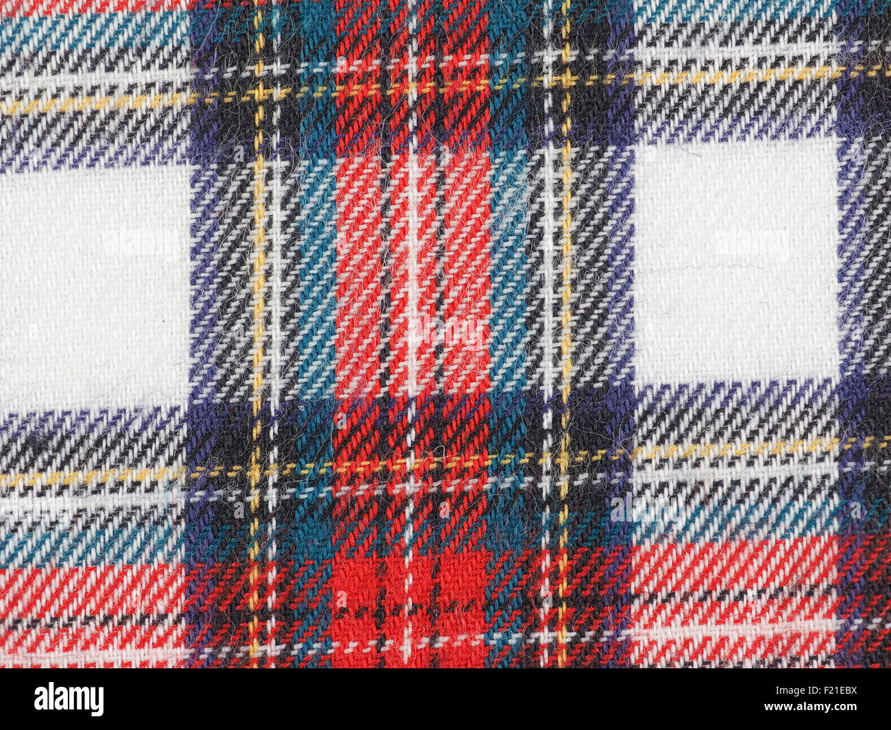 Tartan fabric swatch texture useful as a background Stock Photo - Alamy