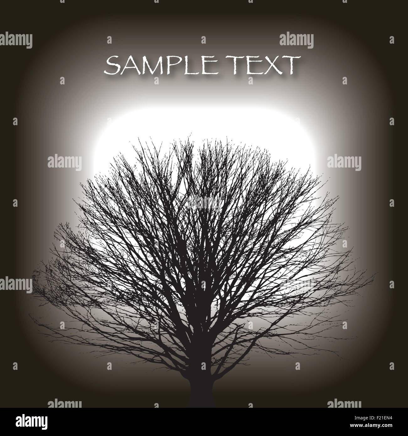 Lone maple tree Stock Vector Images - Alamy