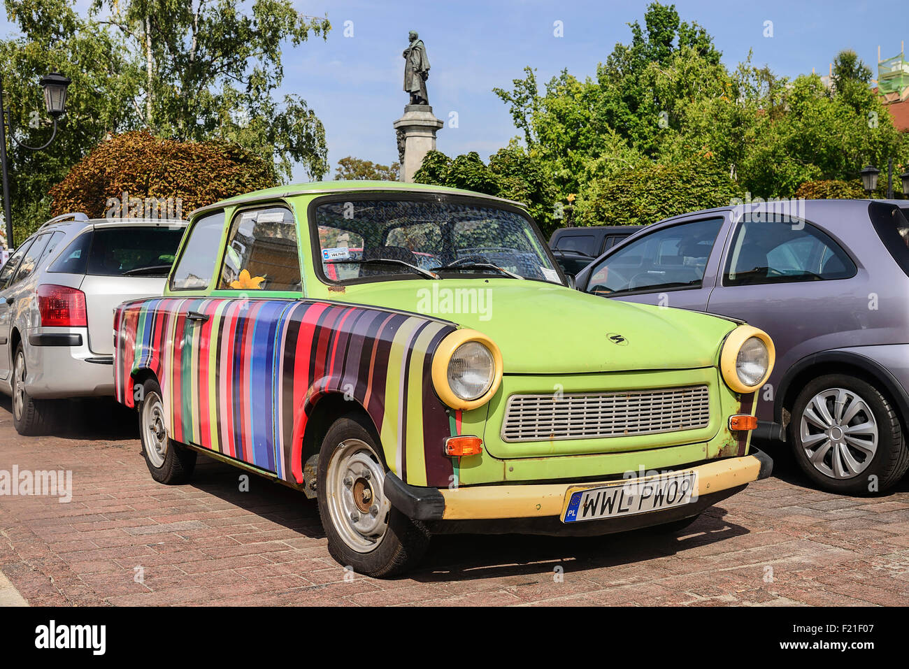 Poland Warsaw Ul Krakowskie Przedmiescie or The Royal Way a colourful ...