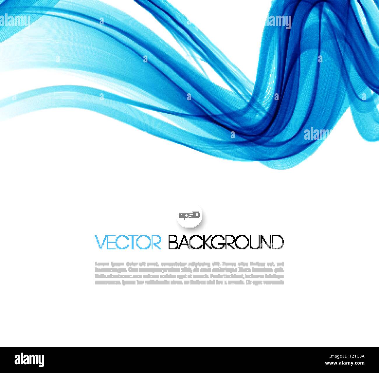 Smooth wave stream line abstract header layout. Vector illustration ...