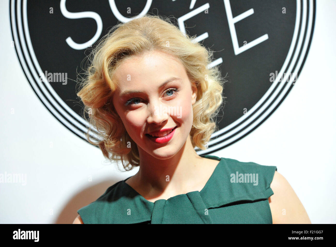 Toronto, Canada. 9th September 2015. Actress Sarah Gadon arriving for ...