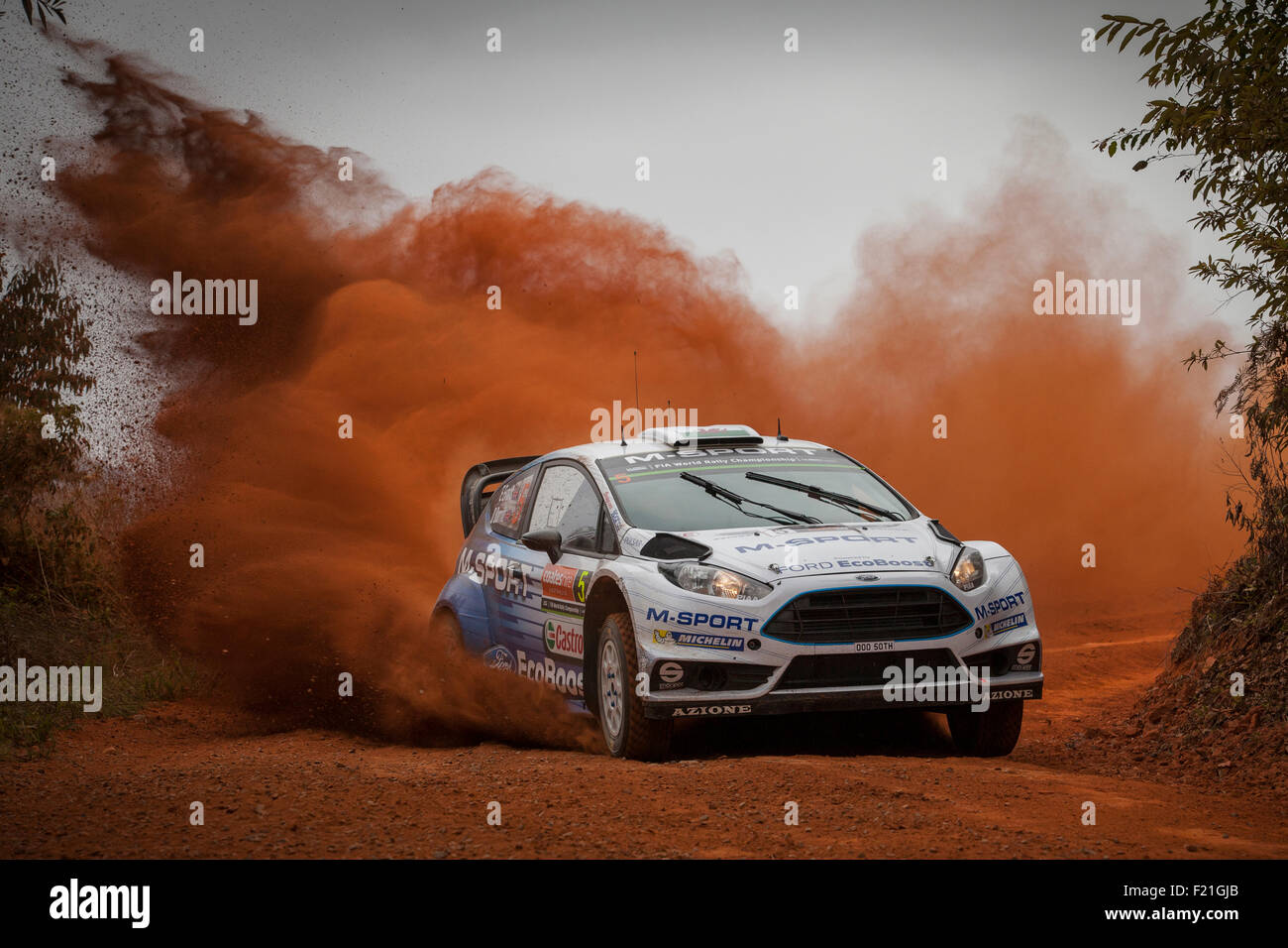 Coffs Harbour, Australia. 10th September, 2015. British driver Elfyn ...