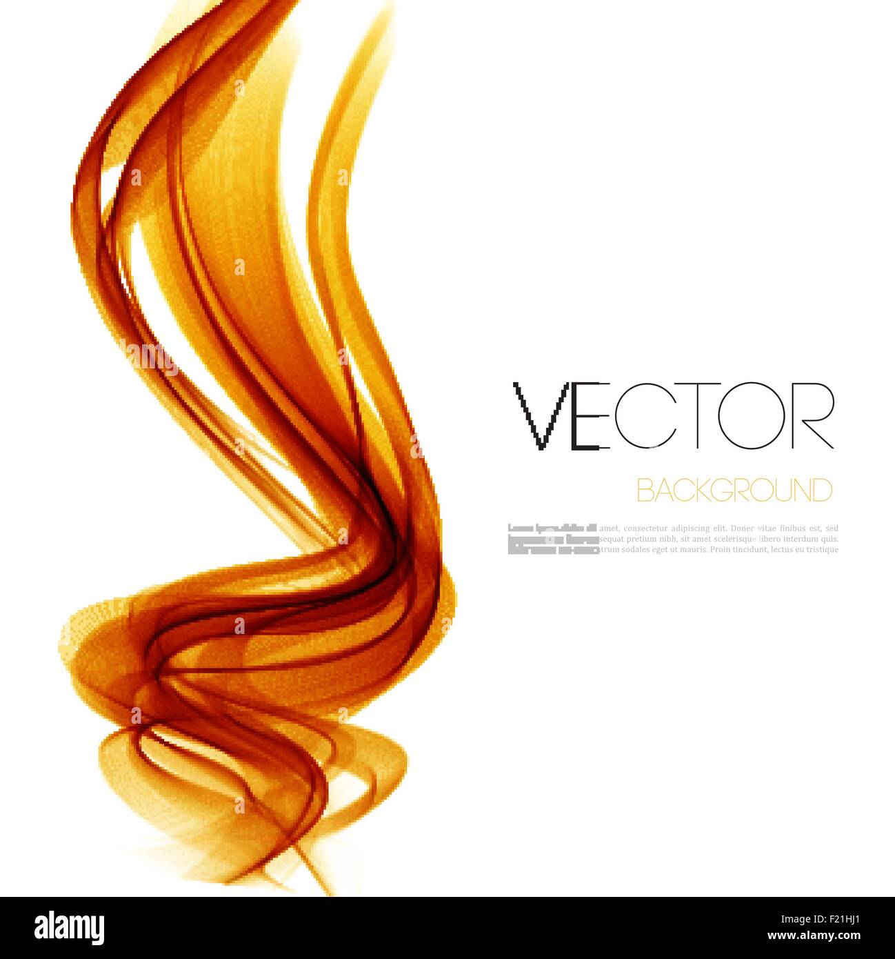 Smooth wave stream line abstract header layout. Vector illustration ...