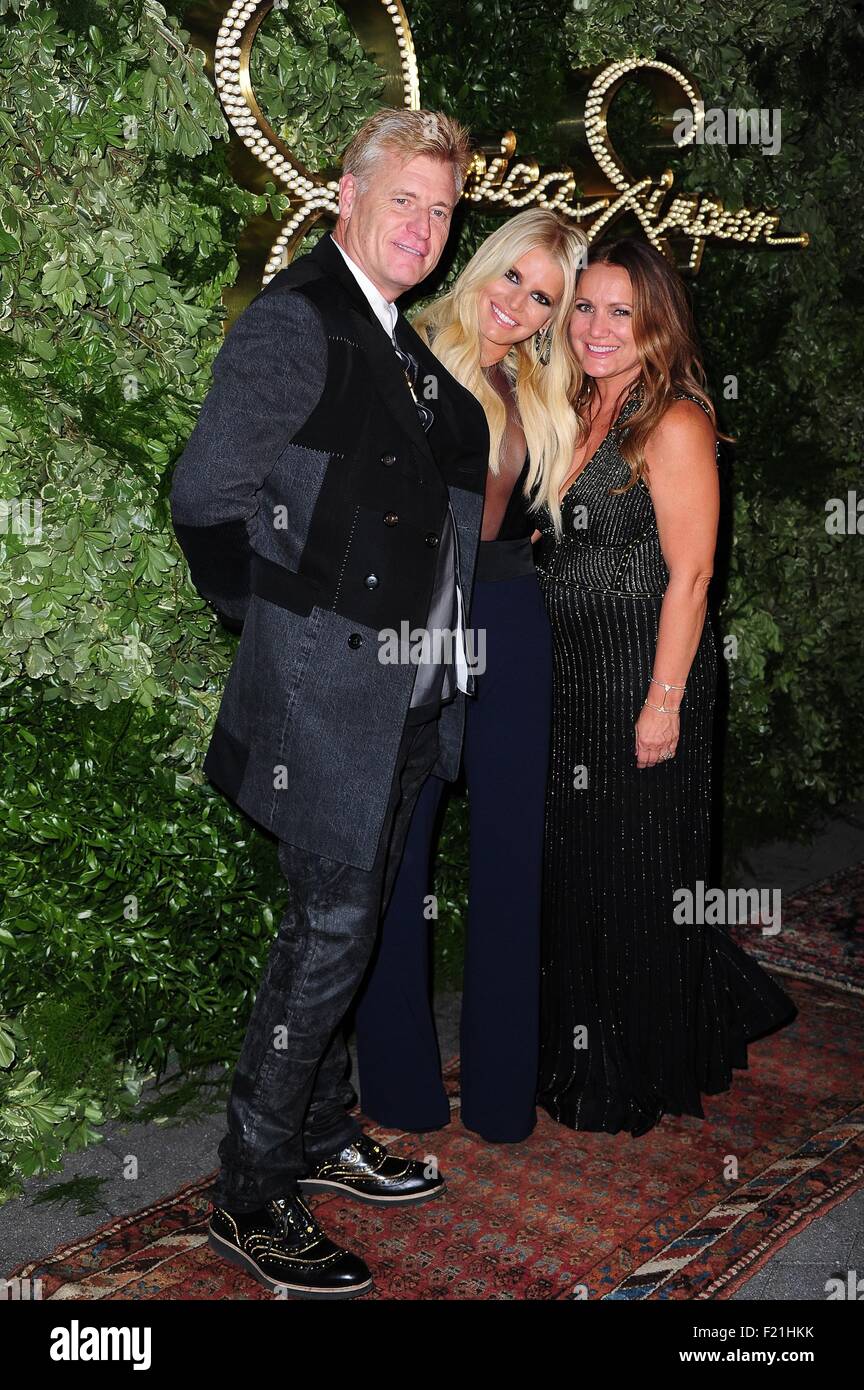 New York, NY, USA. 9th Sep, 2015. Joe Simpson, Jessica Simpson, Tina ...