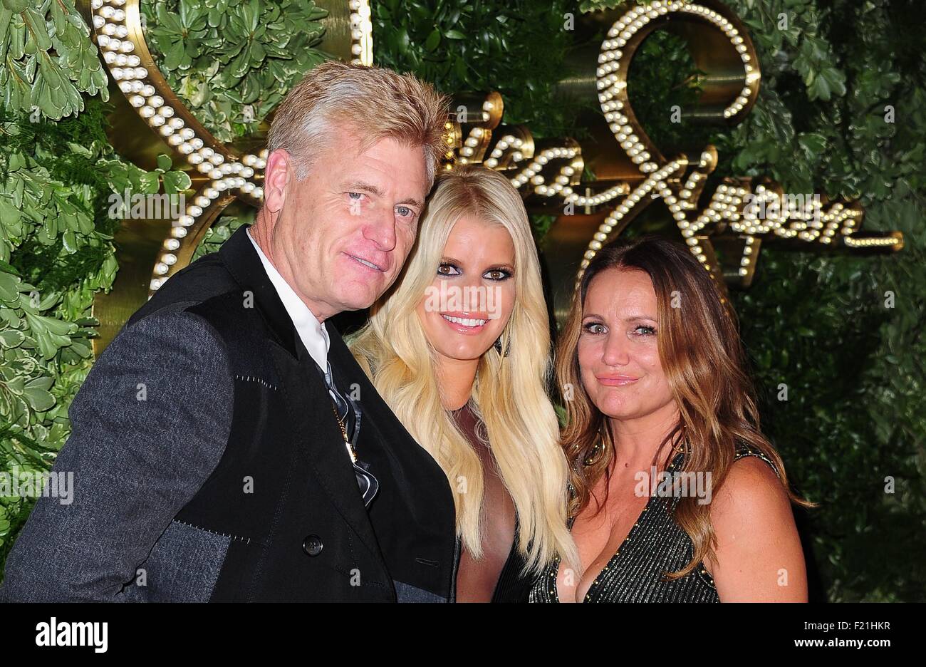 New York, NY, USA. 9th Sep, 2015. Joe Simpson, Jessica Simpson, Tina ...