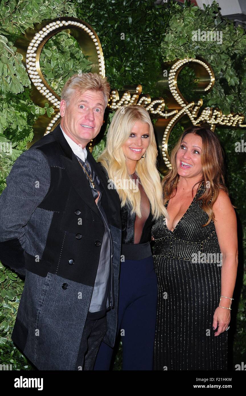 New York, NY, USA. 9th Sep, 2015. Joe Simpson, Jessica Simpson, Tina ...