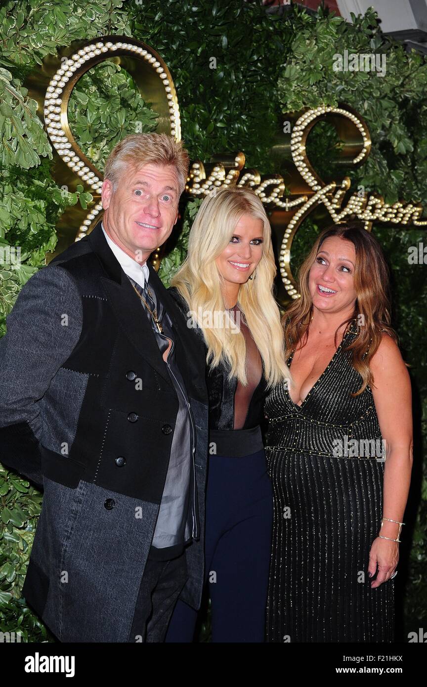 New York, NY, USA. 9th Sep, 2015. Joe Simpson, Jessica Simpson, Tina ...