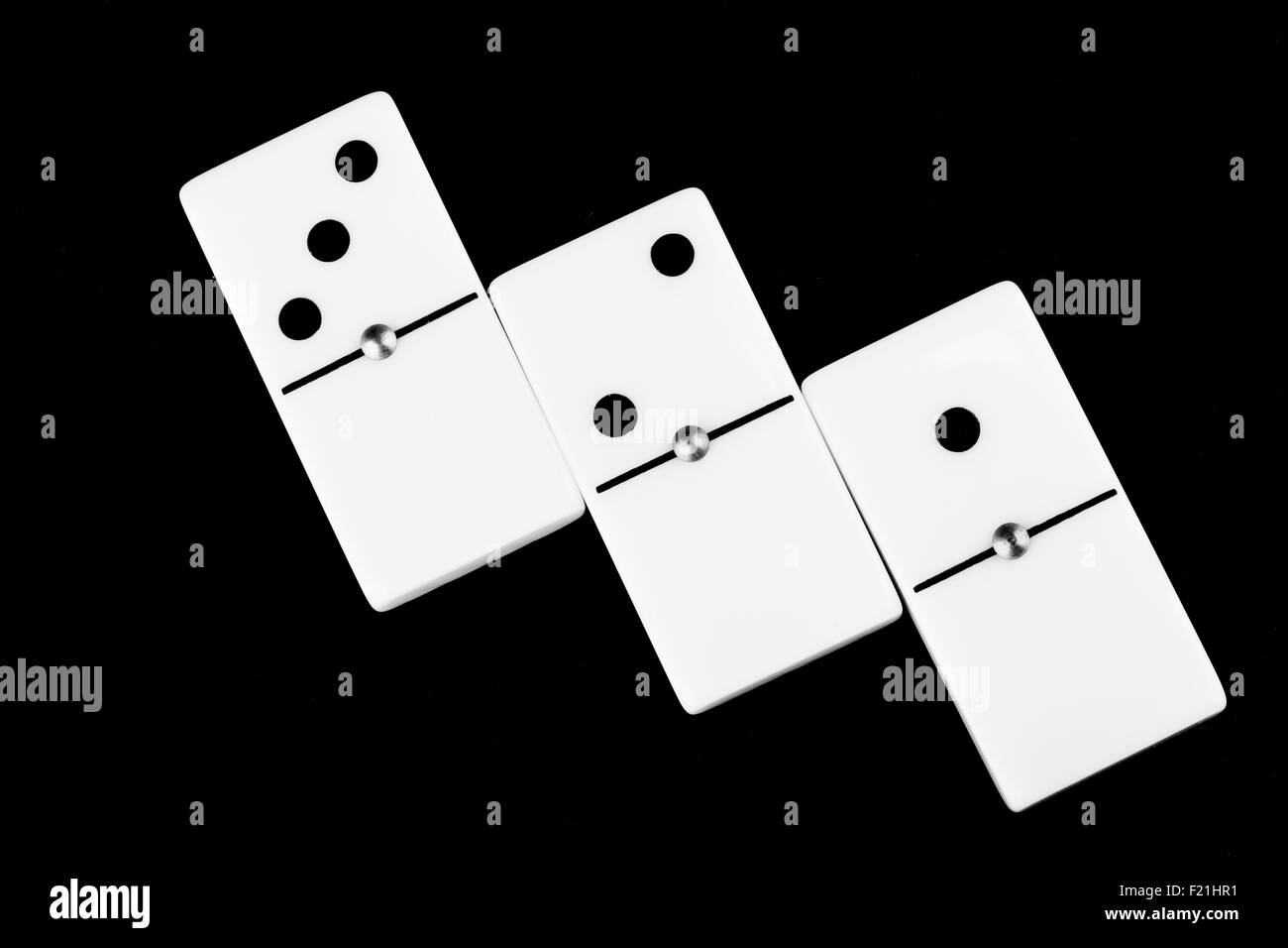 Dominoes Black and White Stock Photos & Images - Alamy