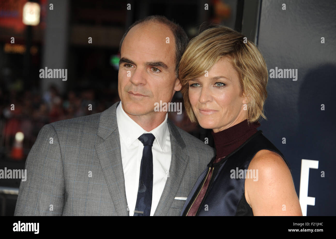 Los Angeles, California, USA. 9th Sep, 2015. Michael Kelly, Karyn Kelly ...