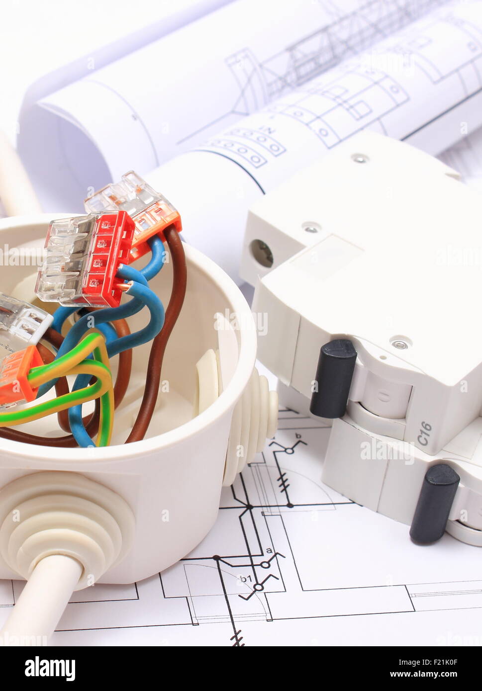 Components for use in installations and electrical diagrams, copper ...