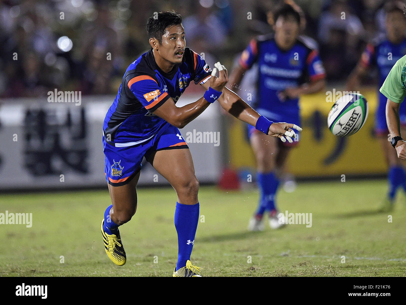 Prince Chichibu Memorial Stadium, Tokyo, Japan. 5th Sep, 2015. Keisuke Uchida (Wild Knights ...