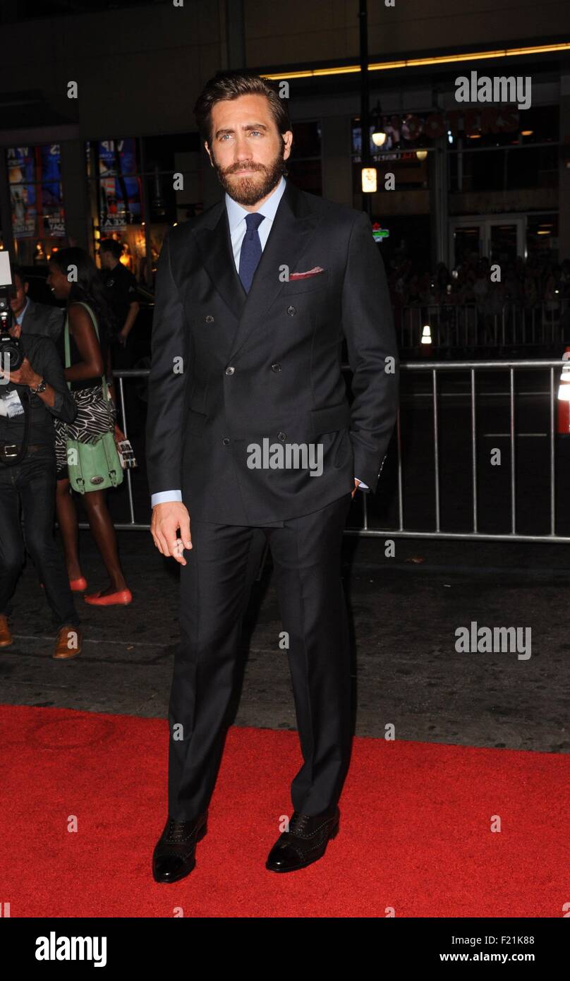 Los Angeles, CA, USA. 9th Sep, 2015. Jake Gyllenhaal at arrivals for ...