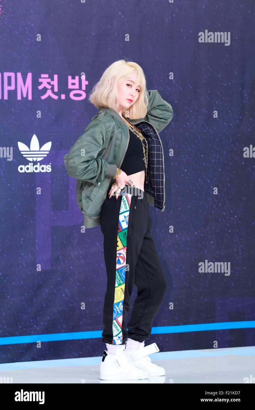 SISTAR Hyo Lyn attends TV show Unpretty Rapstar2 in Seoul, South Korea ...