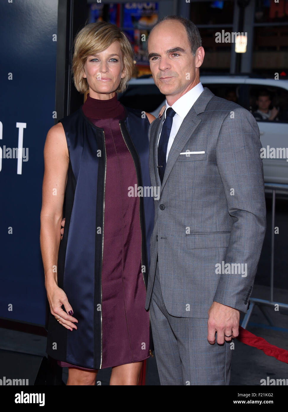 Hollywood, California, USA. 9th Sep, 2015. Michael Kelly & Karyn Kelly ...