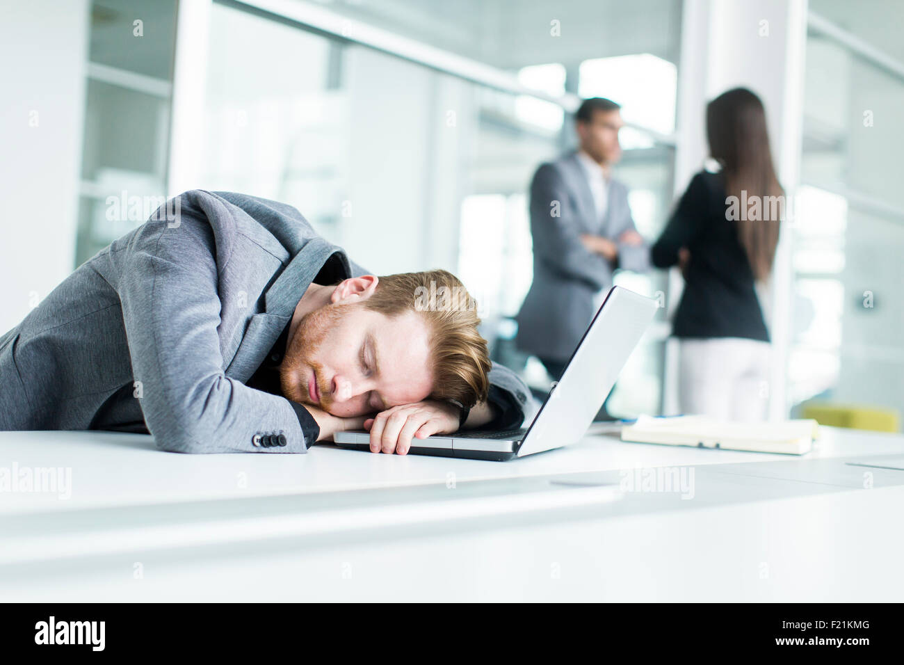 Professional man sleeping hi-res stock photography and images - Alamy