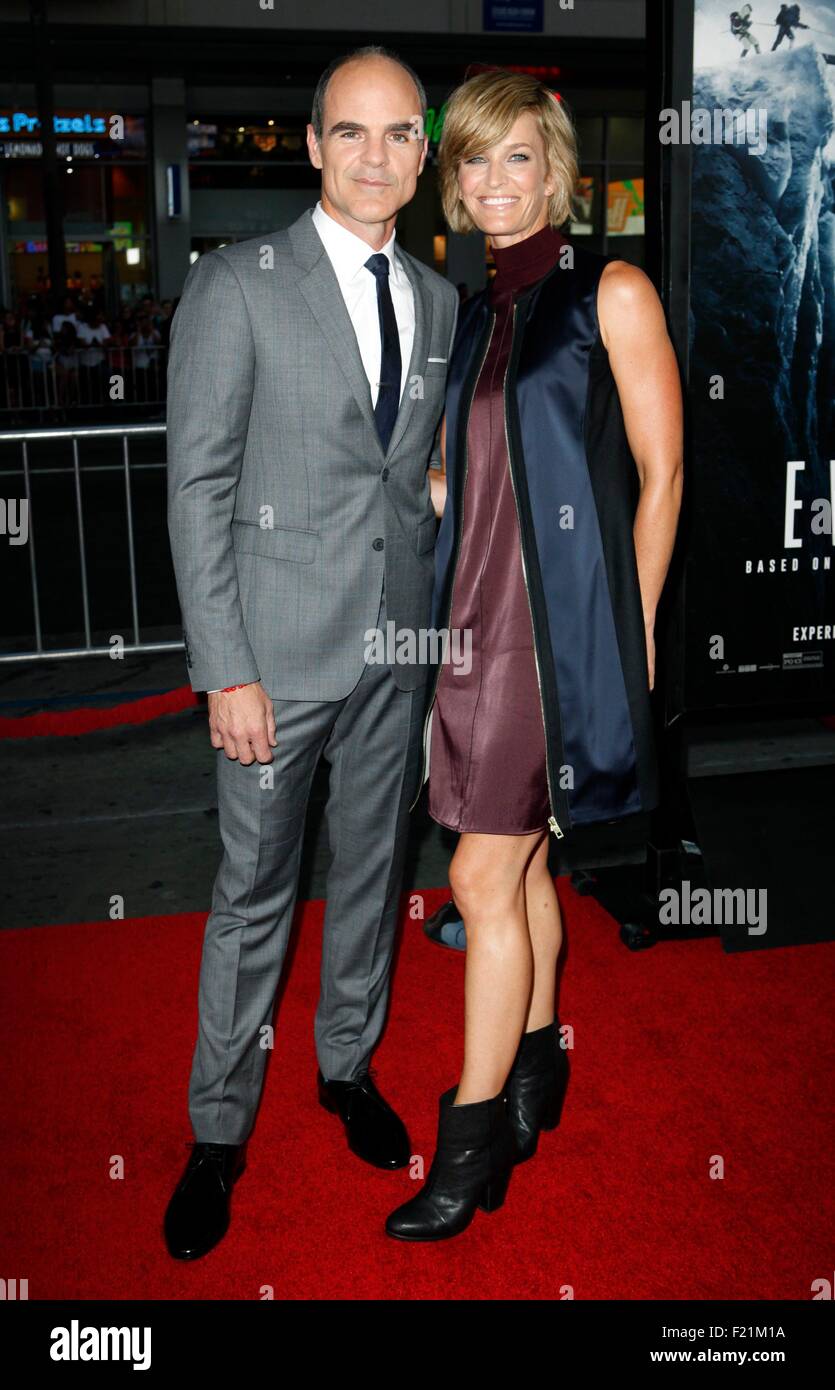 Los Angeles, CA, USA. 9th Sep, 2015. Michael Kelly, Karyn Kelly at ...