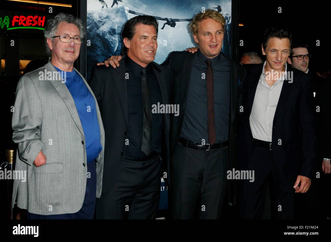 Los Angeles, CA, USA. 9th Sep, 2015. Beck Weathers, Josh Brolin, Jason ...