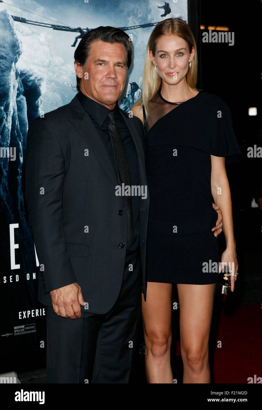 Los Angeles, CA, USA. 9th Sep, 2015. Josh Brolin, Kathryn Boyd at ...