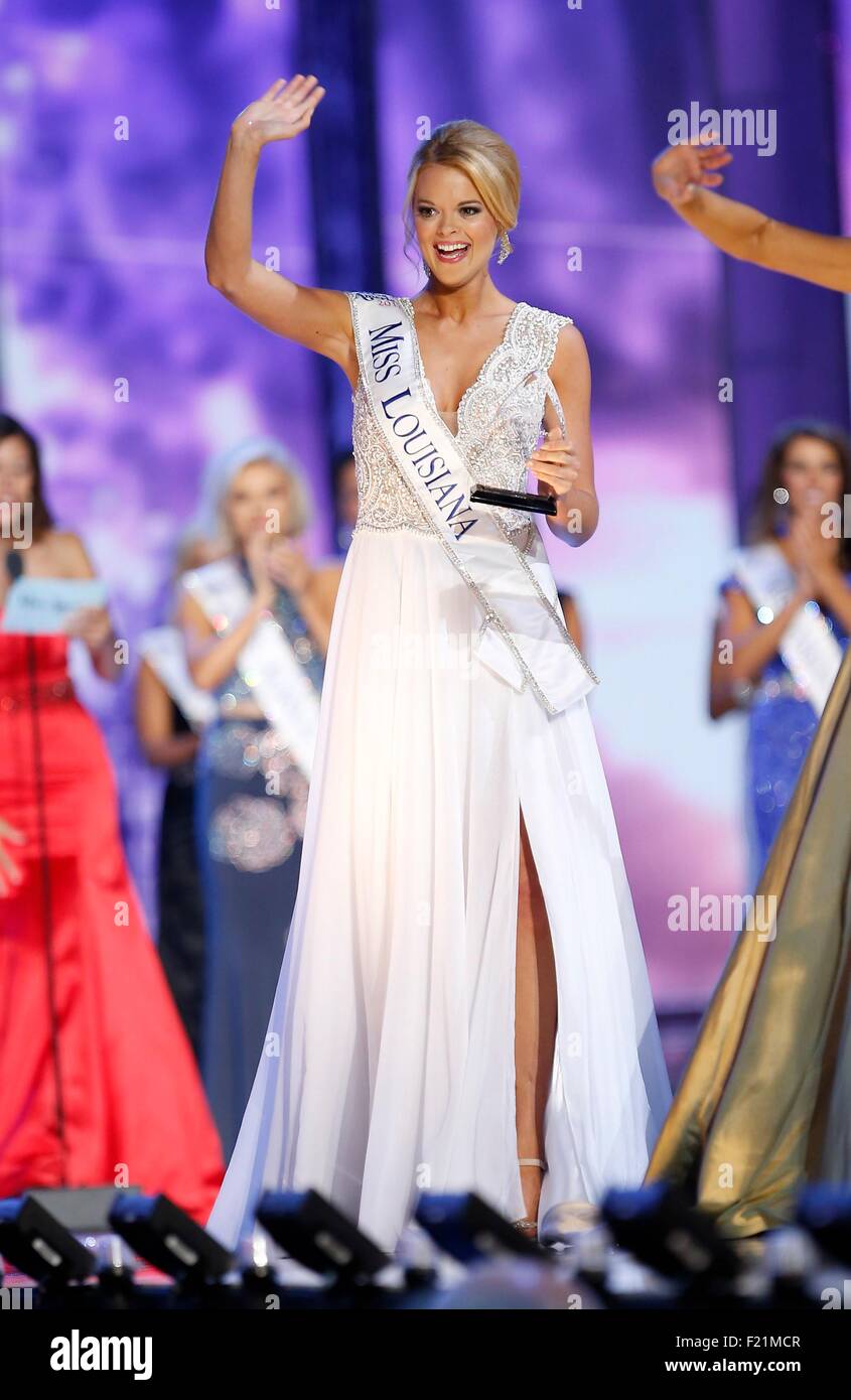 Atlantic City, NJ, USA. 9th Sep, 2015. Miss Louisiana, April Nelson in ...
