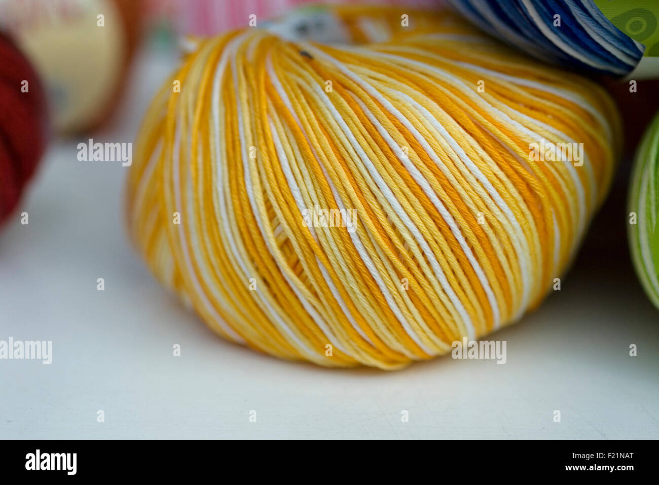 Photo of Balls of wool Stock Photo - Alamy