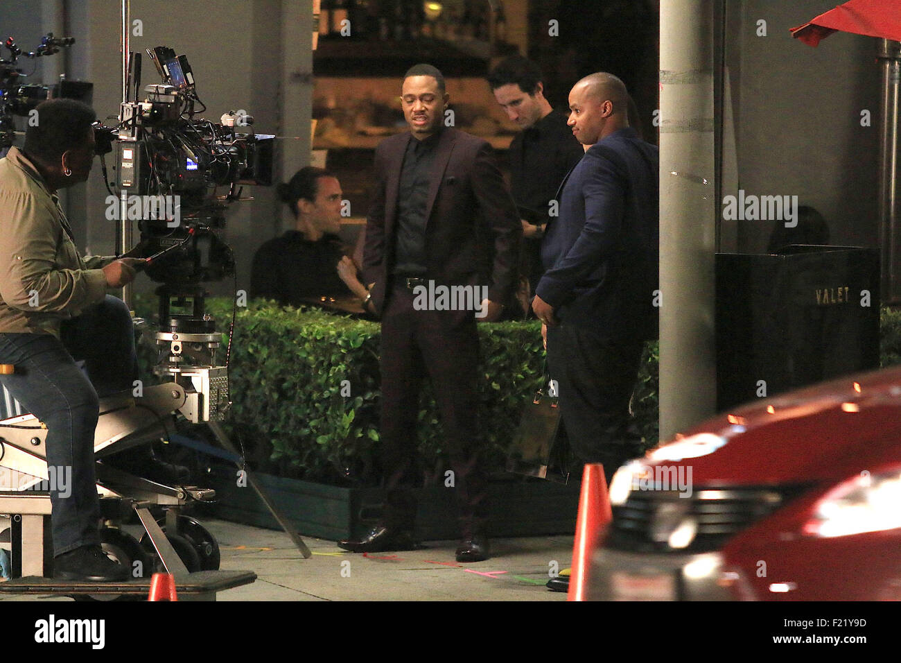 Filming takes place on the set of 'The Perfect Match' in Hollywood ...