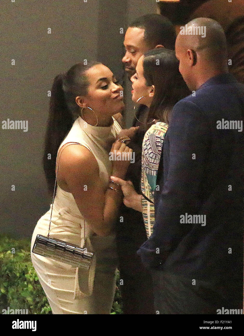 Filming takes place on the set of 'The Perfect Match' in Hollywood ...