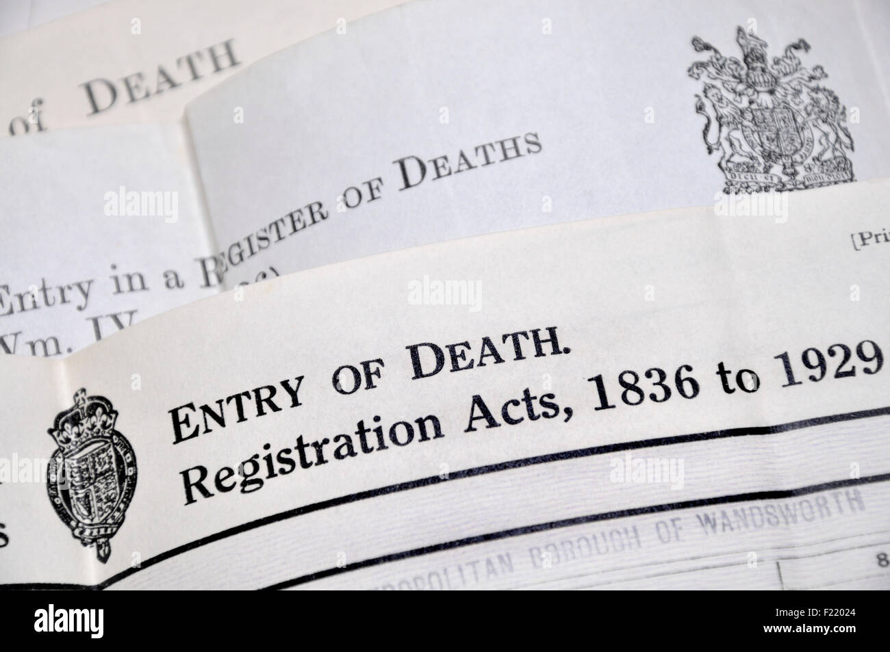 Registration certificate hi-res stock photography and images - Alamy