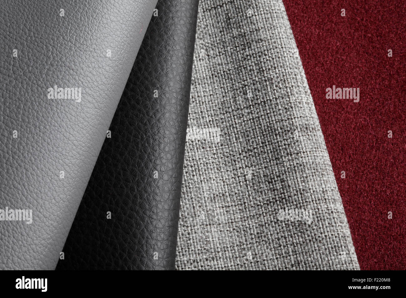 Different range of textile textures and materials Stock Photo - Alamy