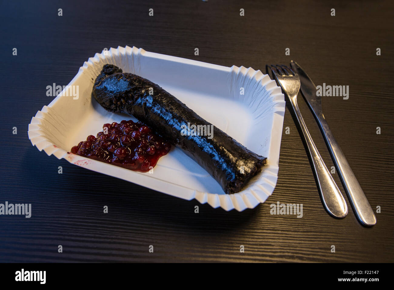 mustamakkara, blood sausage, Finland, Scandinavia Stock Photo - Alamy