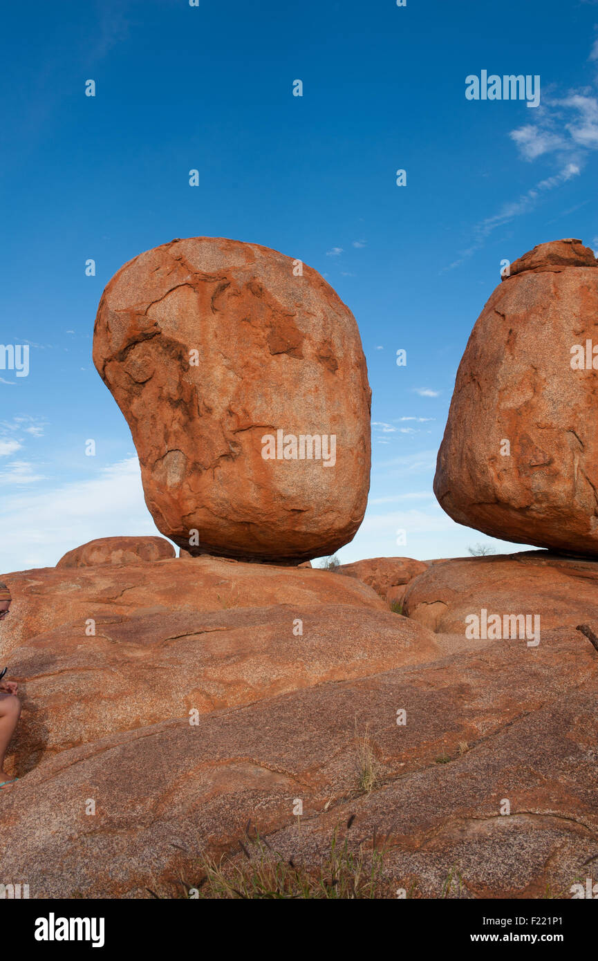 Karlu Karlu or Devils Marbles - the rocks near Tennant Creek are the ...