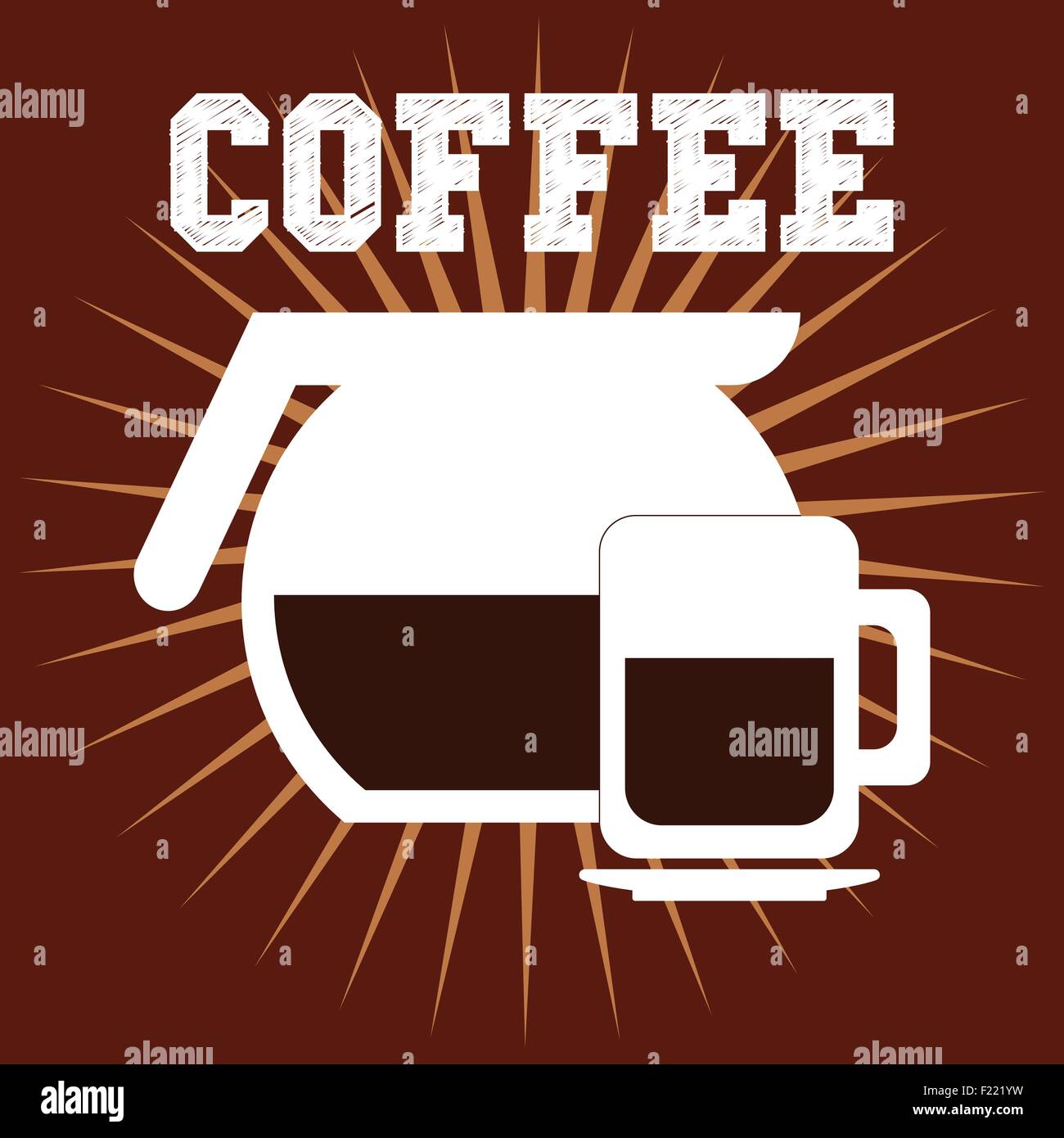 Vector Illustration Graphic Coffee Stock Vector Image & Art - Alamy