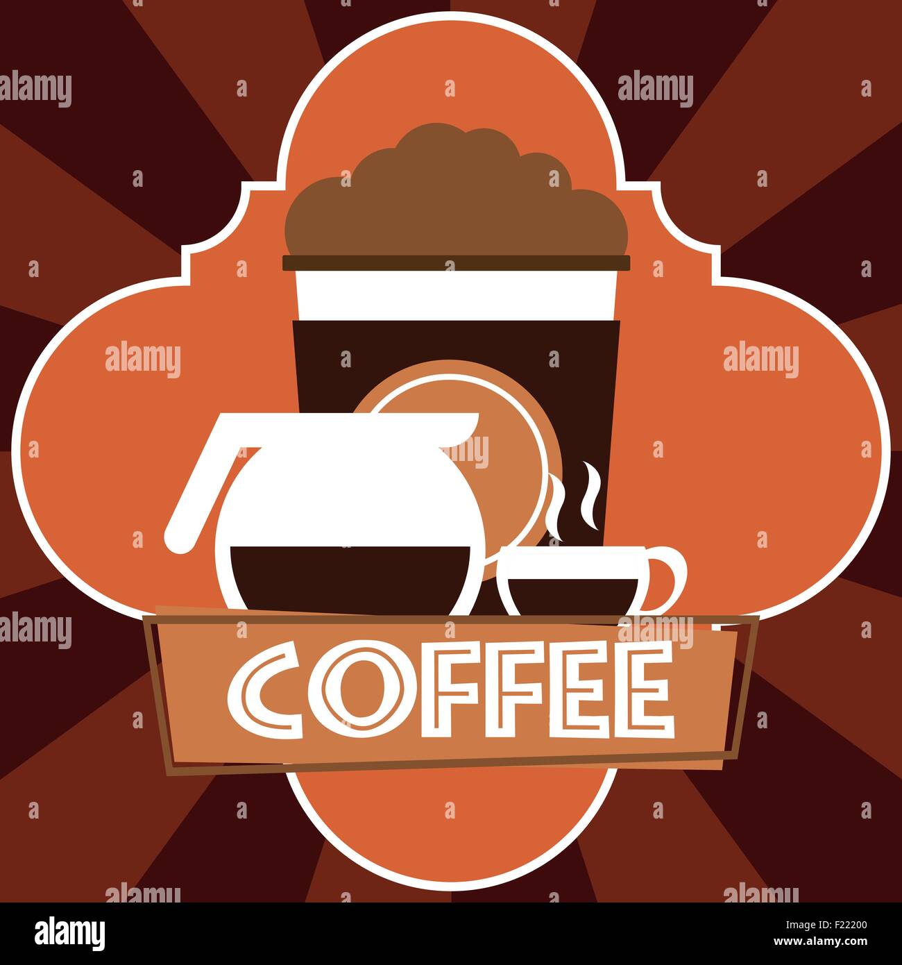 Vector Illustration Graphic Coffee Stock Vector Image & Art - Alamy