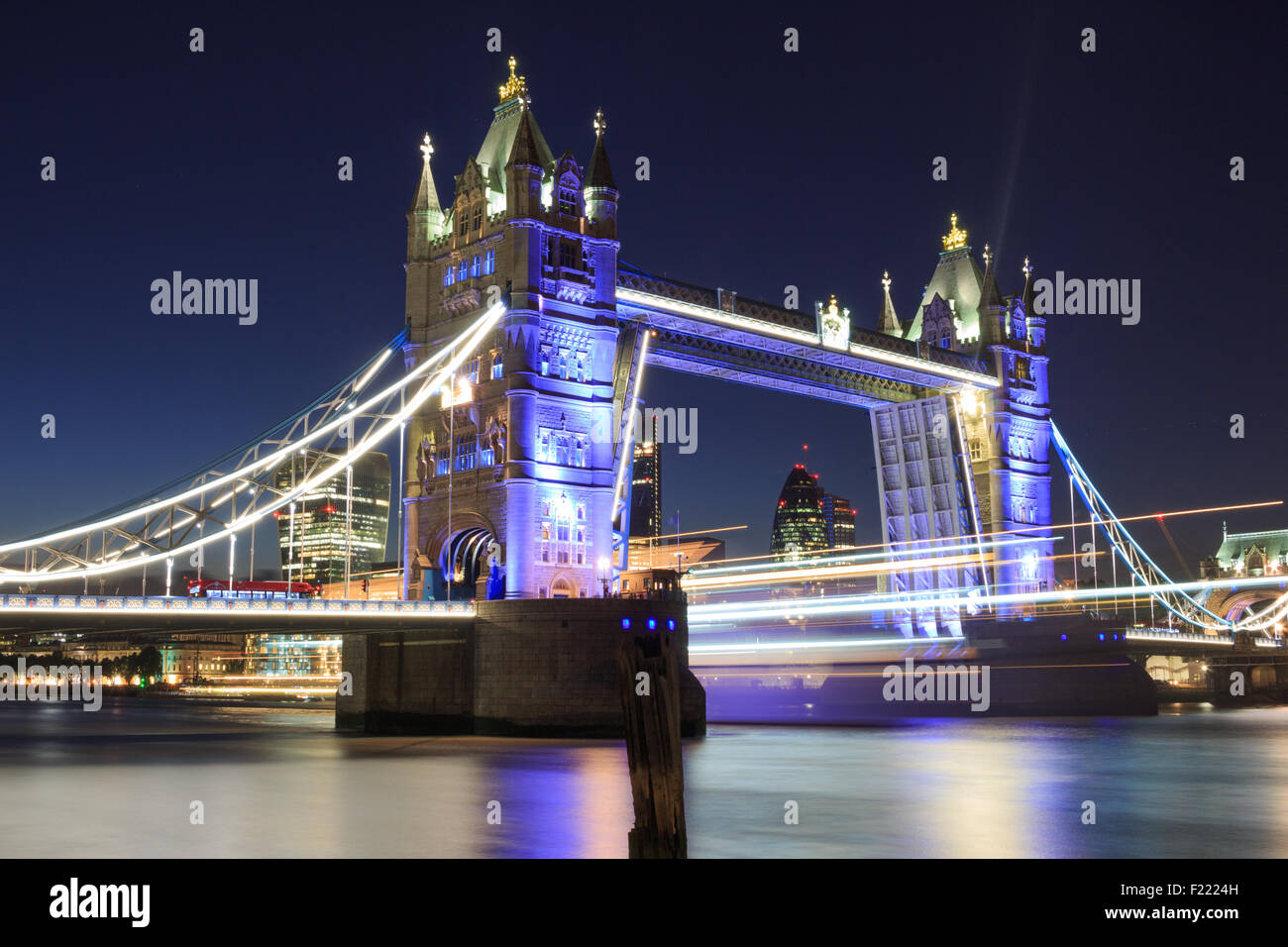 lifted Tower Bridge Stock Photo - Alamy