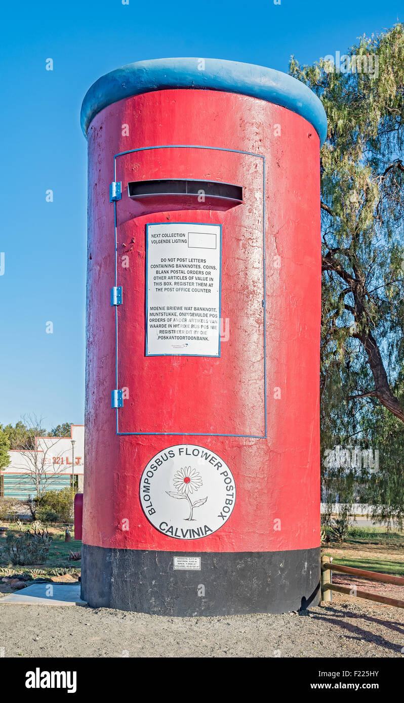 This postbox in Calvinia, South Africa, is 6 meter high and was ...
