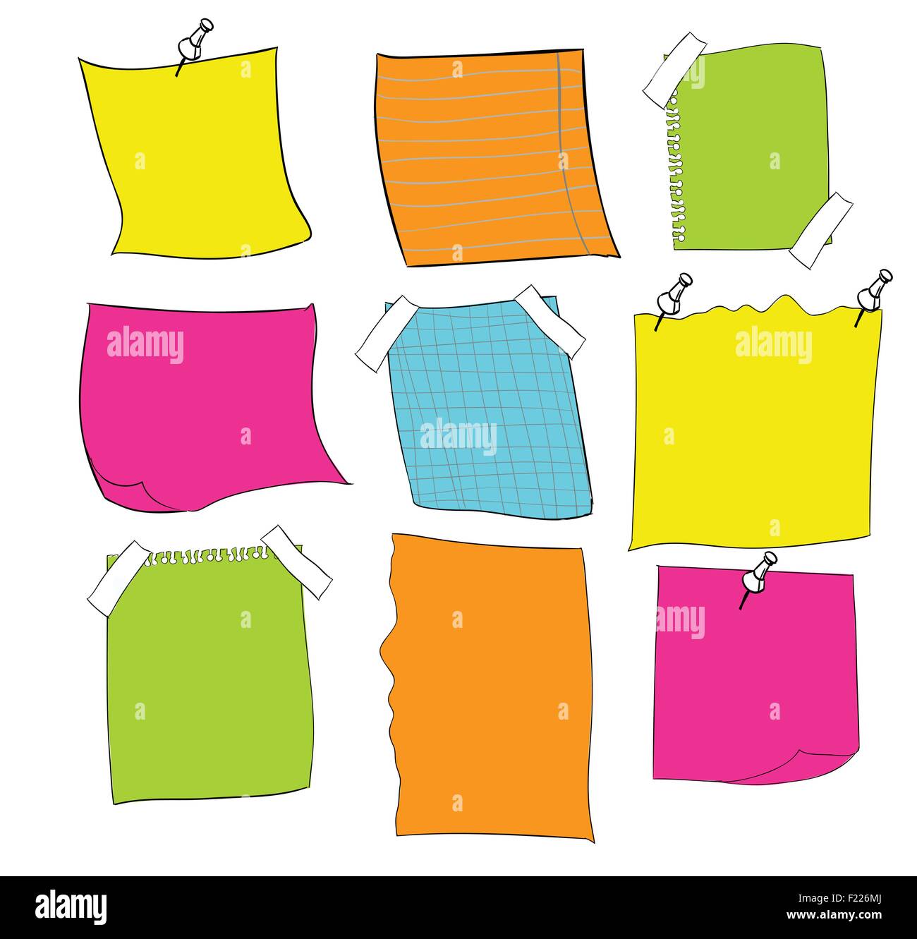 set of stickers, eps 10 Stock Vector Image & Art - Alamy