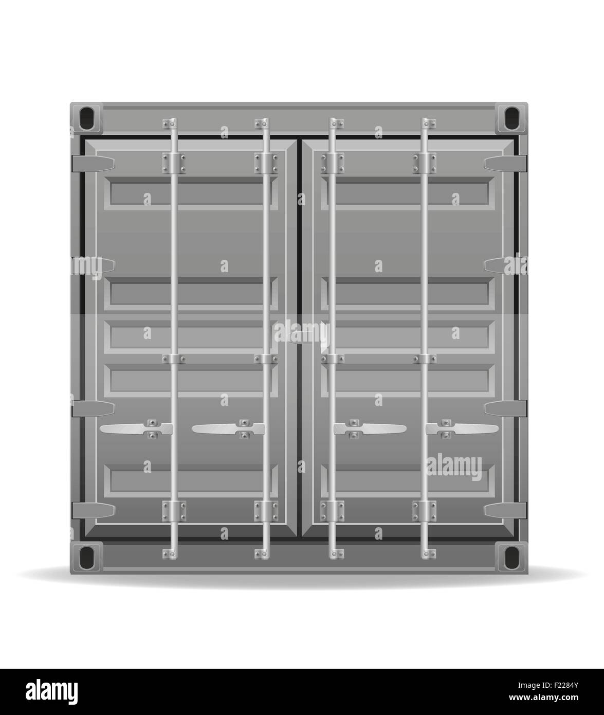 cargo container vector illustration isolated on white background Stock ...