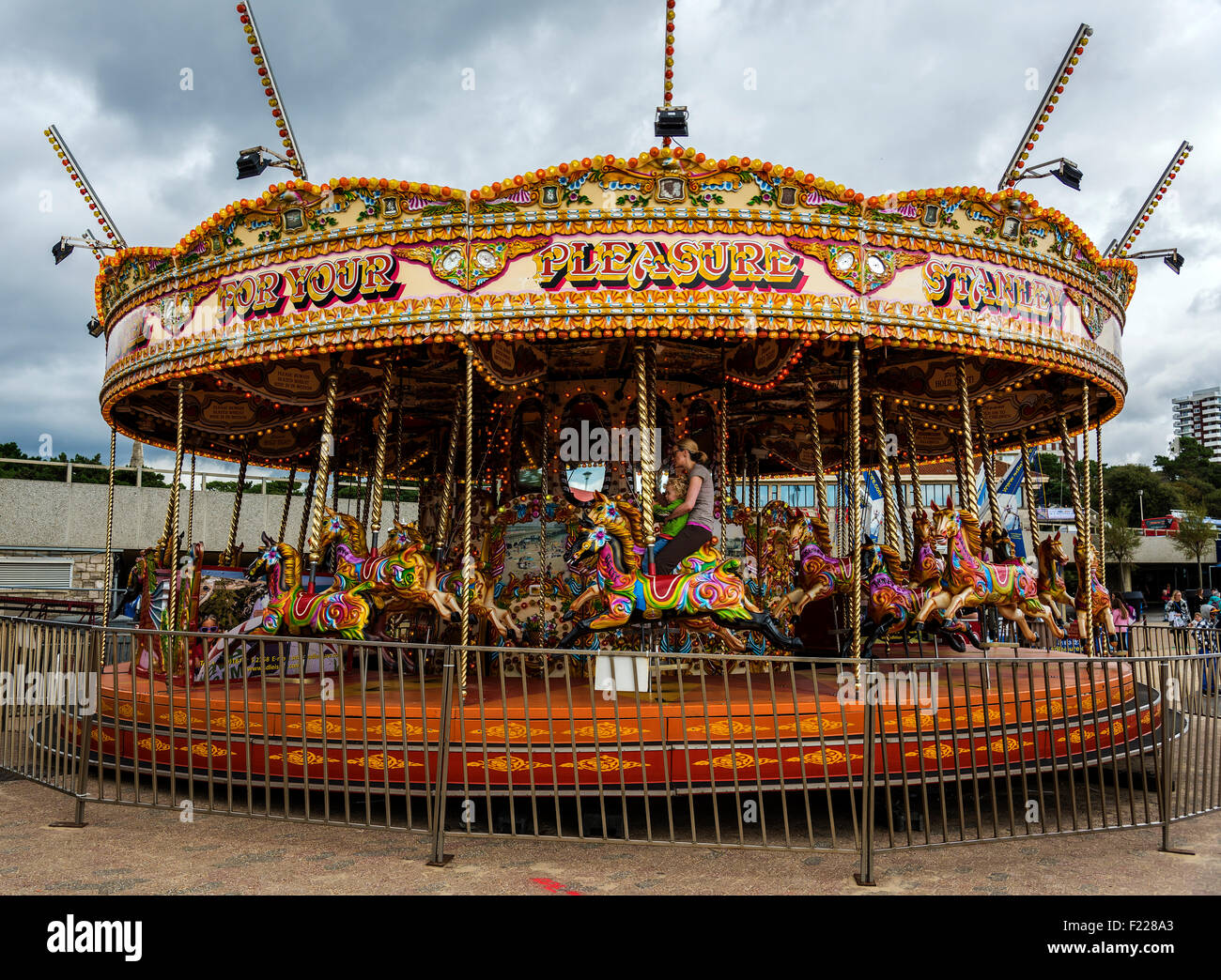 Merrygoround fairground ride hi-res stock photography and images - Alamy