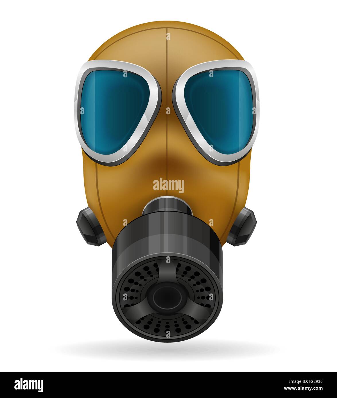gas mask vector illustration isolated on white background Stock Vector ...